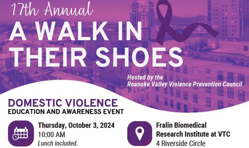 17th Annual A Walk In Their Shoes - Roanoke College