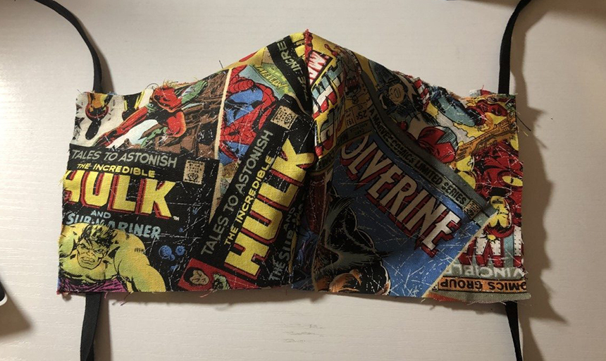 Maroons Make Masks Training Session