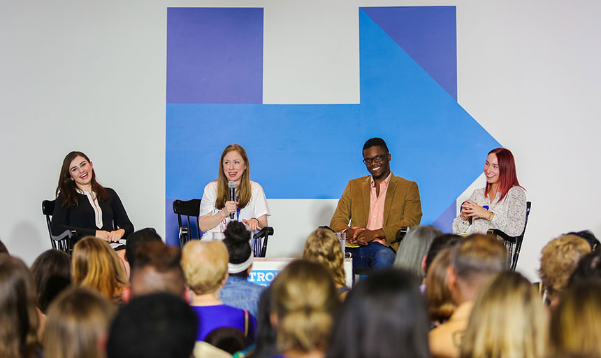 Chelsea Clinton touts education plan at Roanoke College (with video ...